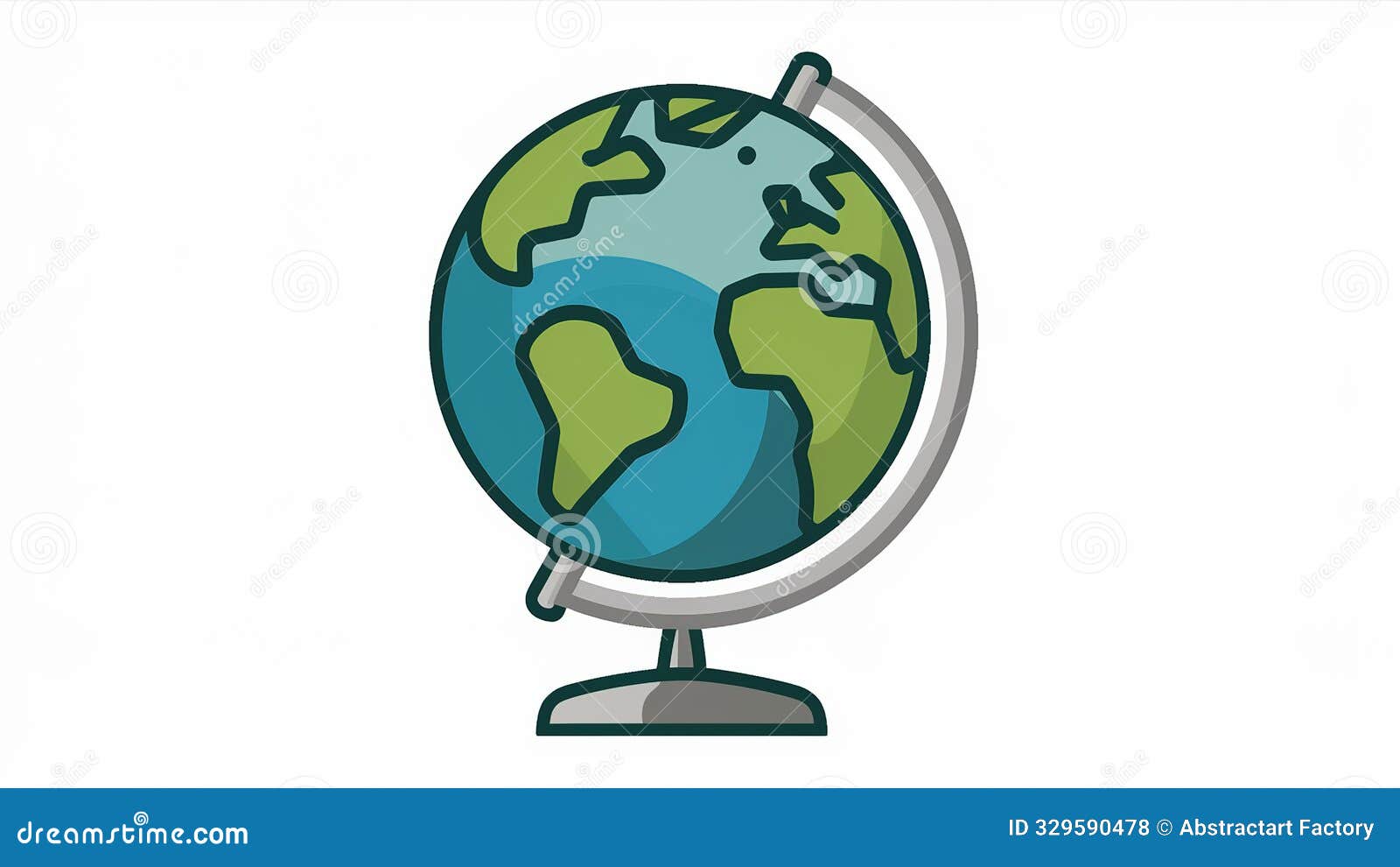 Picture of Round Shape Earth Map Design on White Background. Generative ...