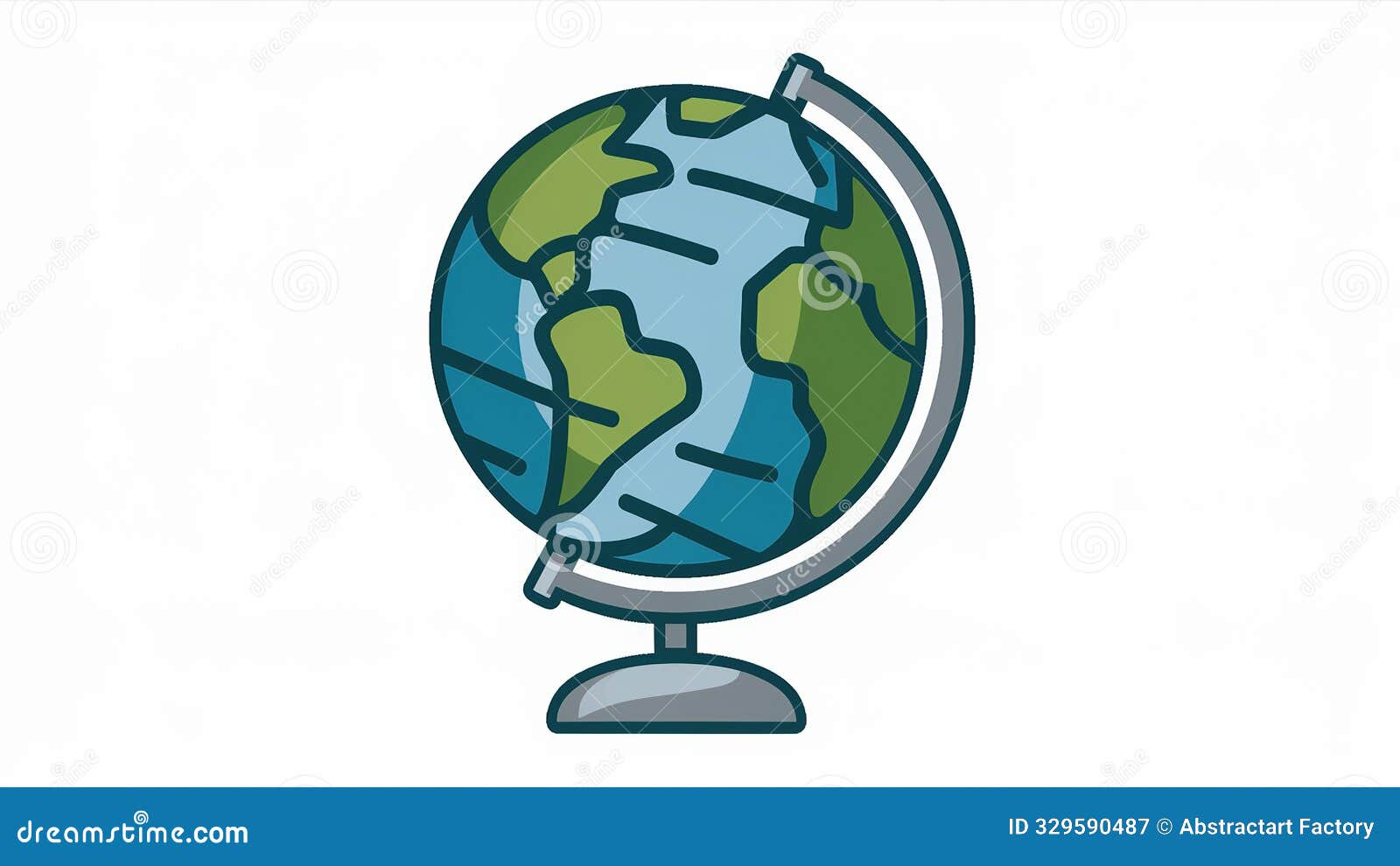 Picture of Round Shape Earth Map Design on White Background. Generative ...