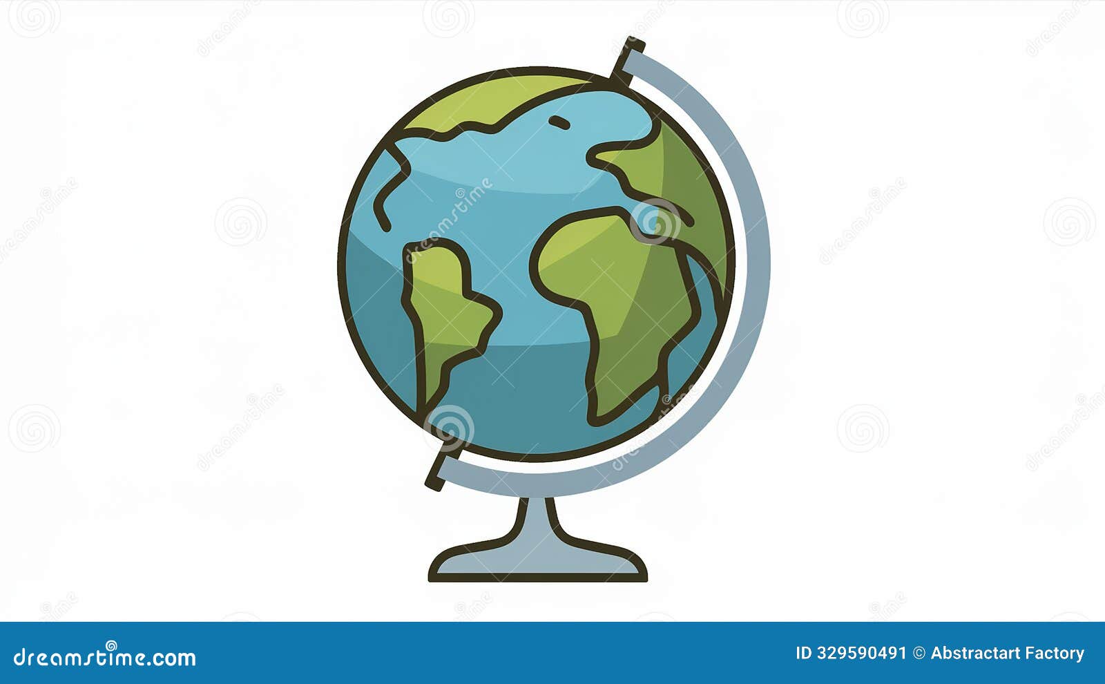 Picture of Round Shape Earth Map Design on White Background. Generative ...