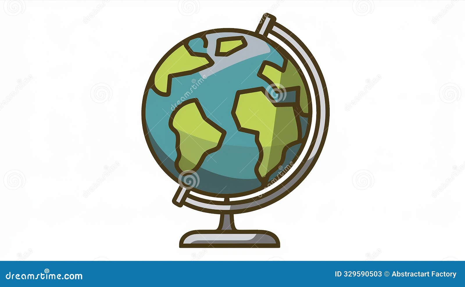 Picture of Round Shape Earth Map Design on White Background. Generative ...