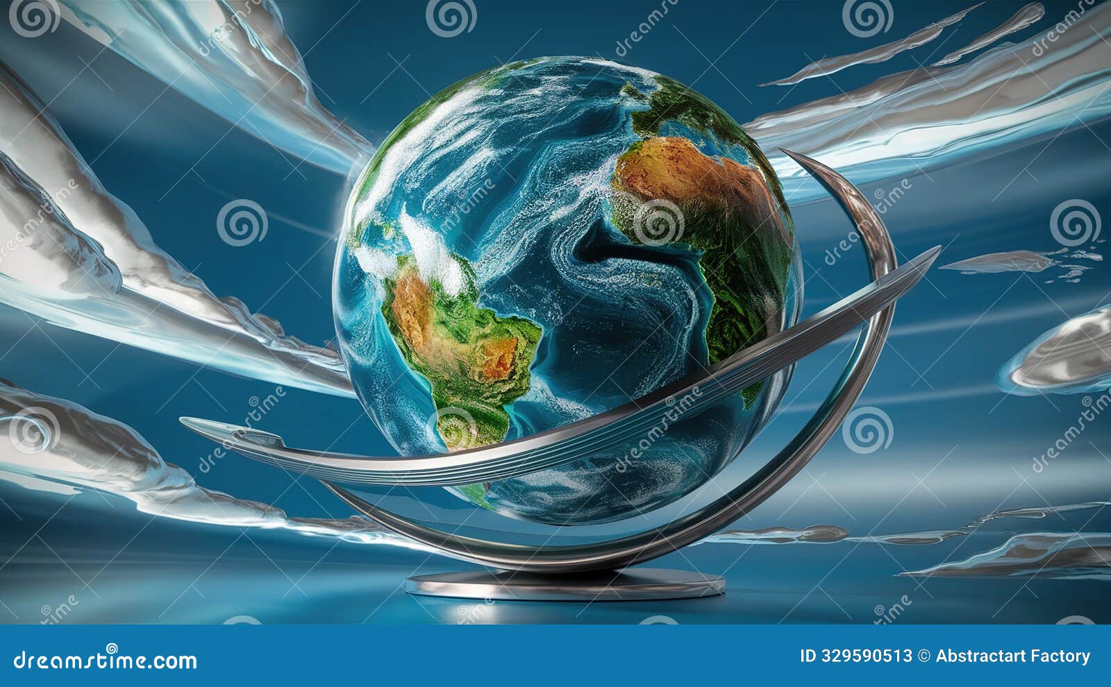 Picture of Round Shape Earth Map Design on White Background. Generative ...
