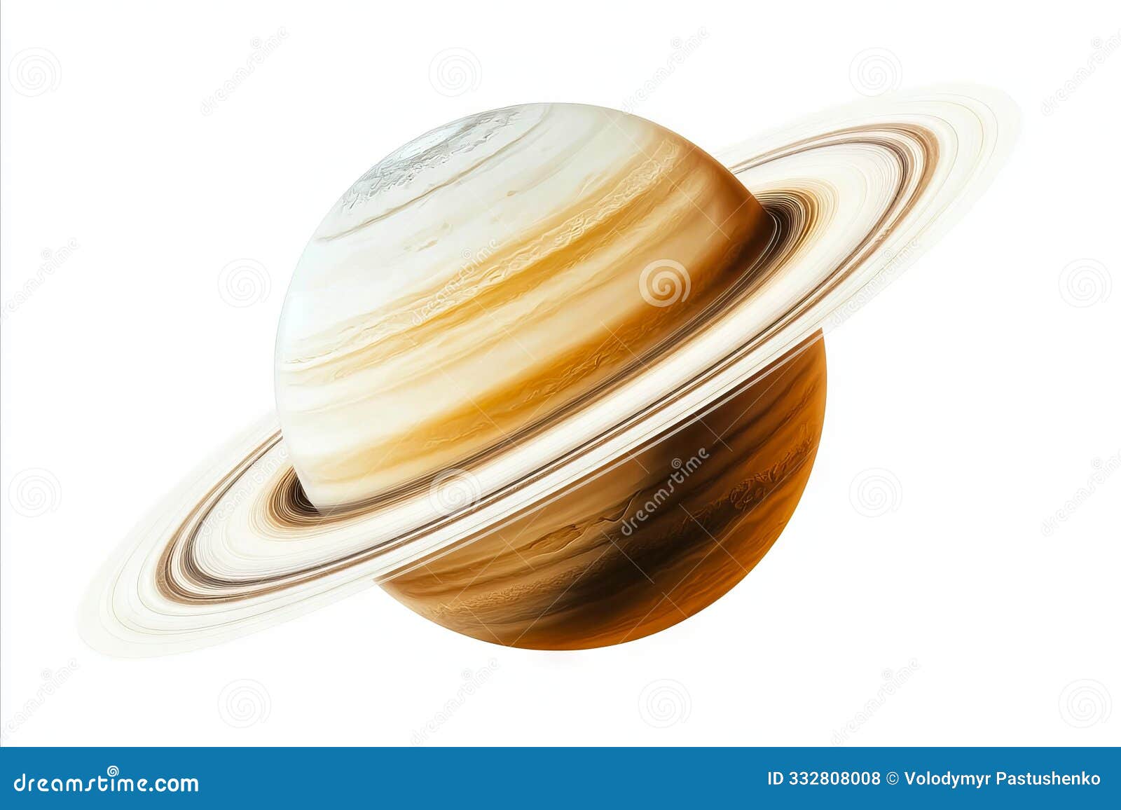 A Picture of a Saturn with a White Background Stock Photo - Image of ...