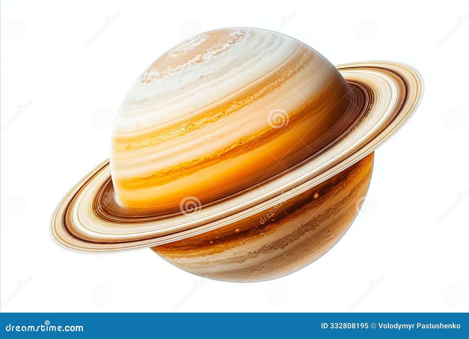A Picture of a Saturn with a White Background Stock Image - Image of ...