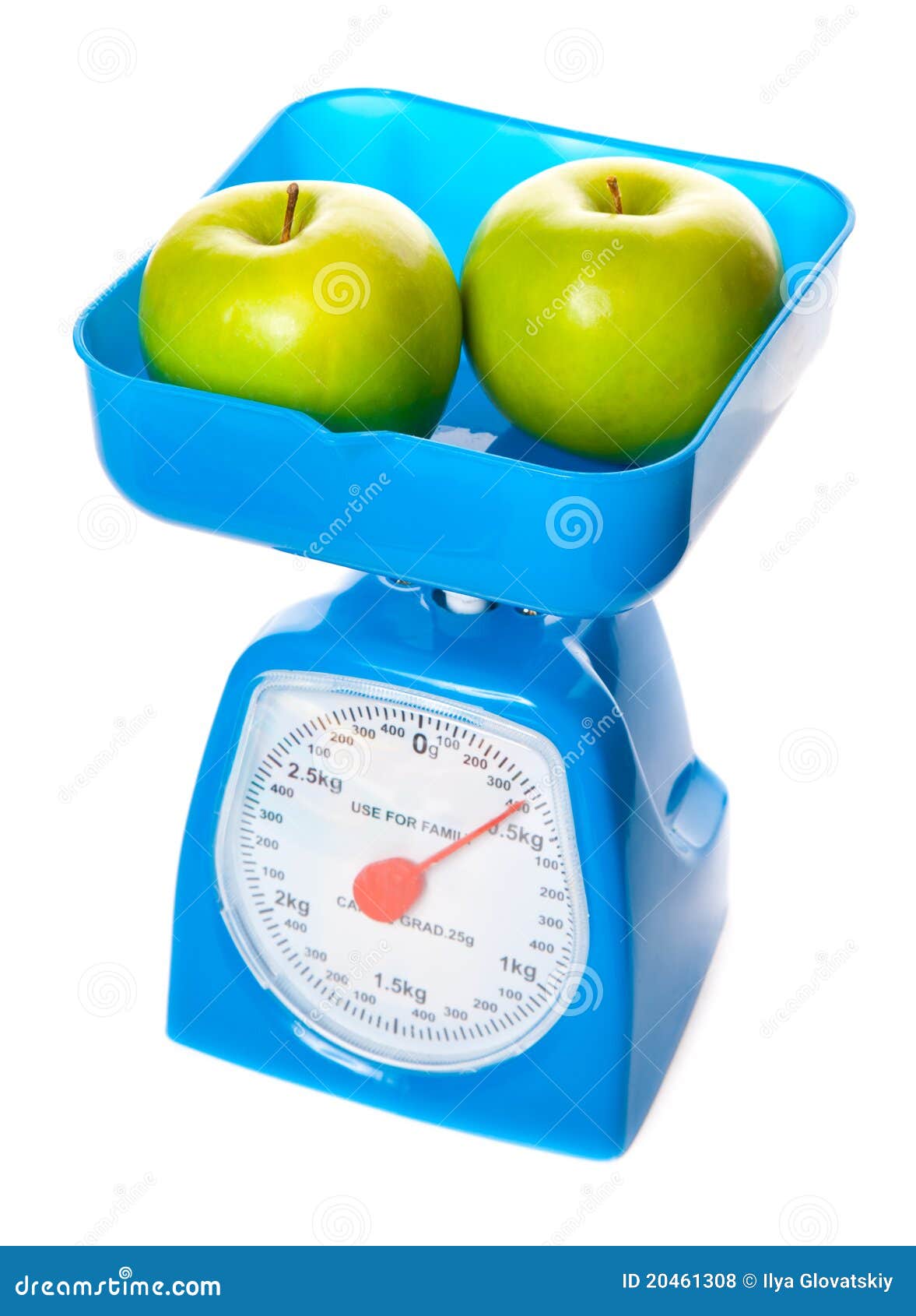 Picture of Scale with Apples Stock Photo - Image of ideas, number: 20461308