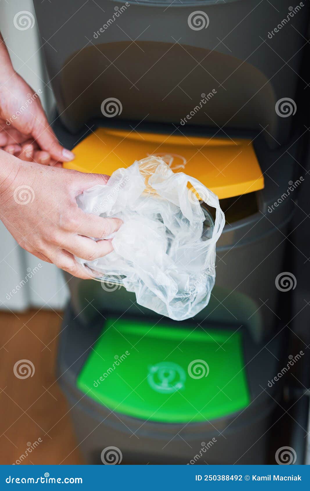 Picture Of A Segregation Of Waste Bin Royalty-Free Stock Photo ...