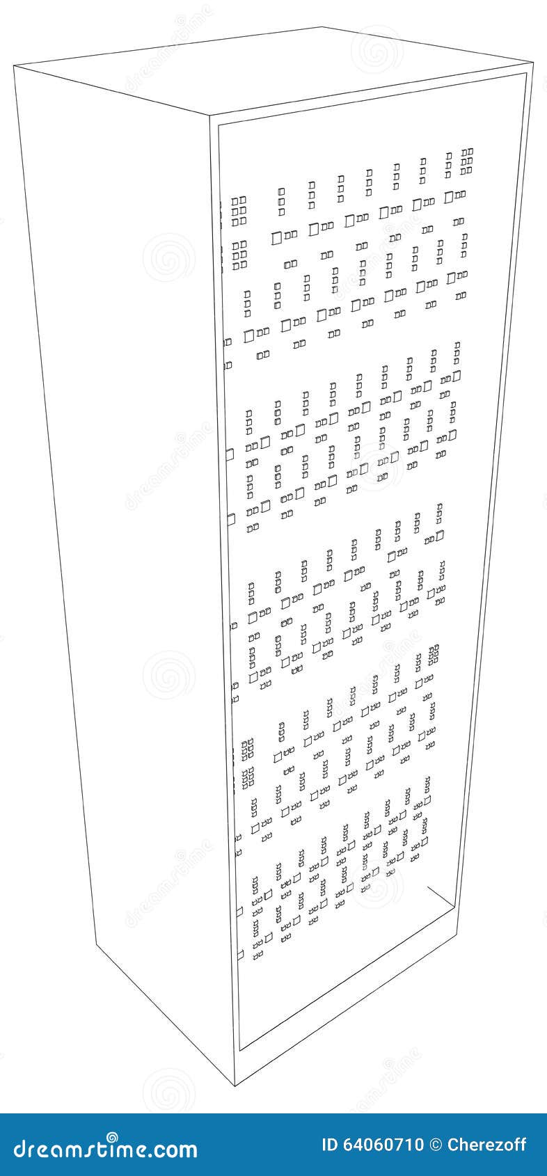 Picture of server stock vector. Illustration of network - 64060710