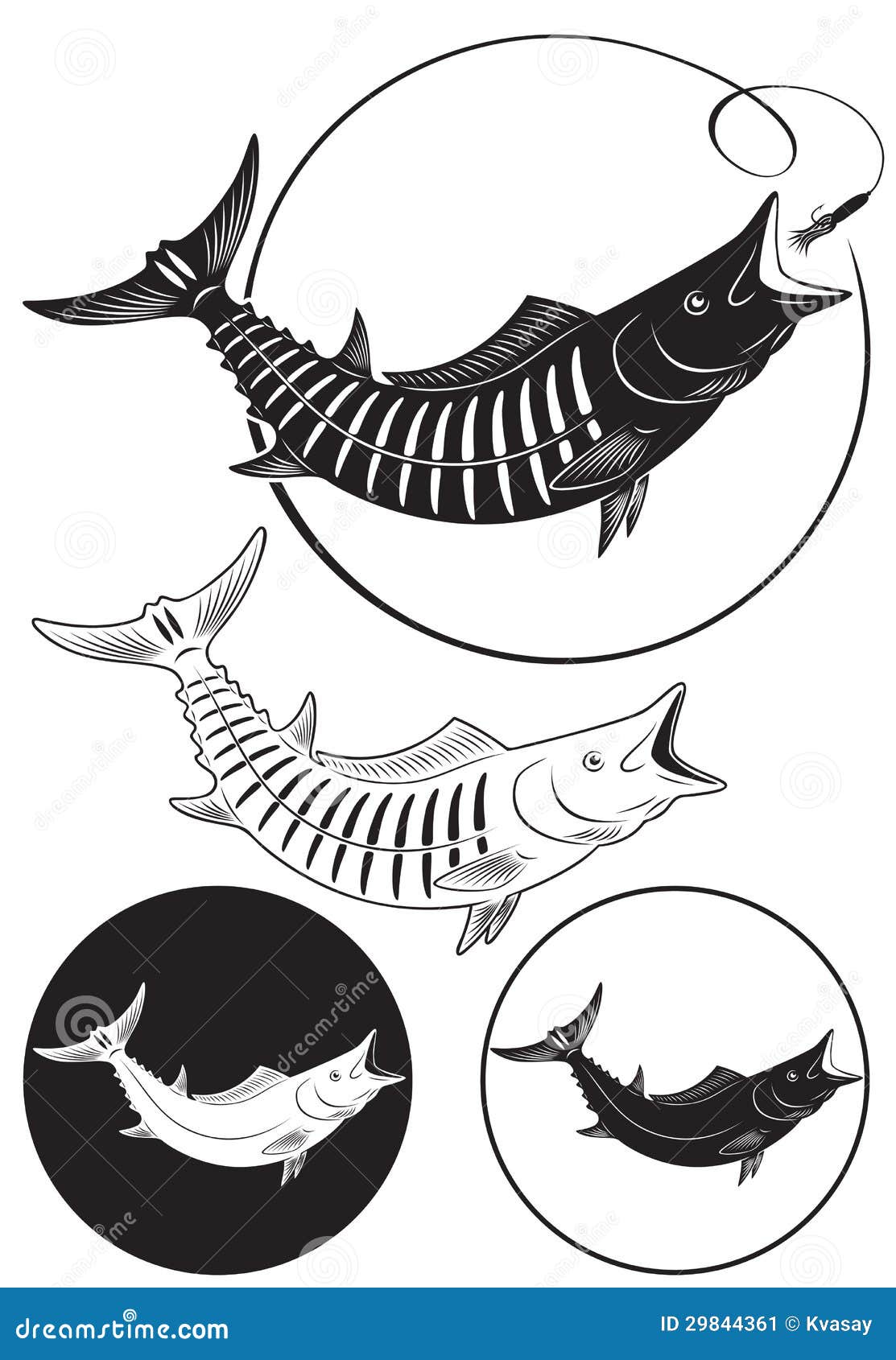 King Mackerel Neon Icon. Simple Thin Line, Outline Vector Of Fish Icons ...