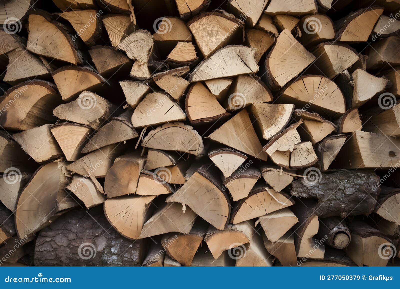 Stack of Wood. Massive Stack of Wood that Fills the Entire Frame. the ...