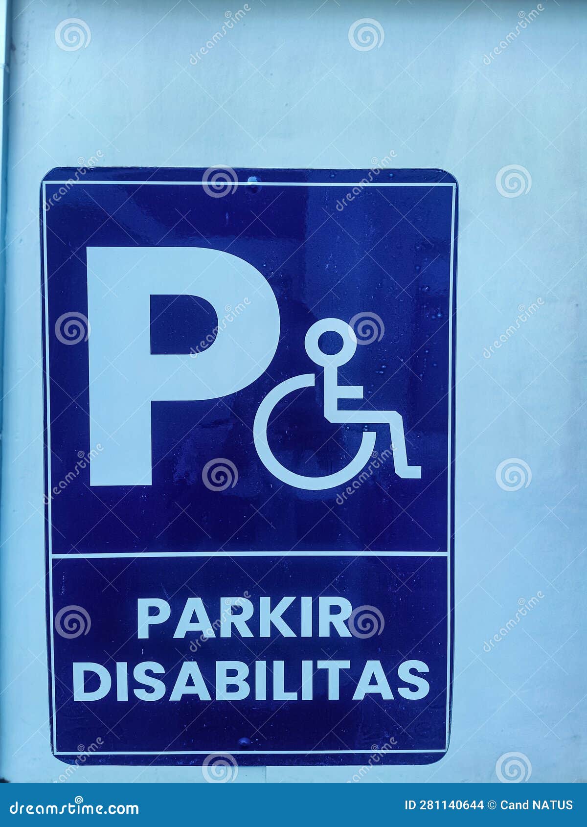 A Picture of a Sign for Persons with Disabilities Editorial Stock Image ...