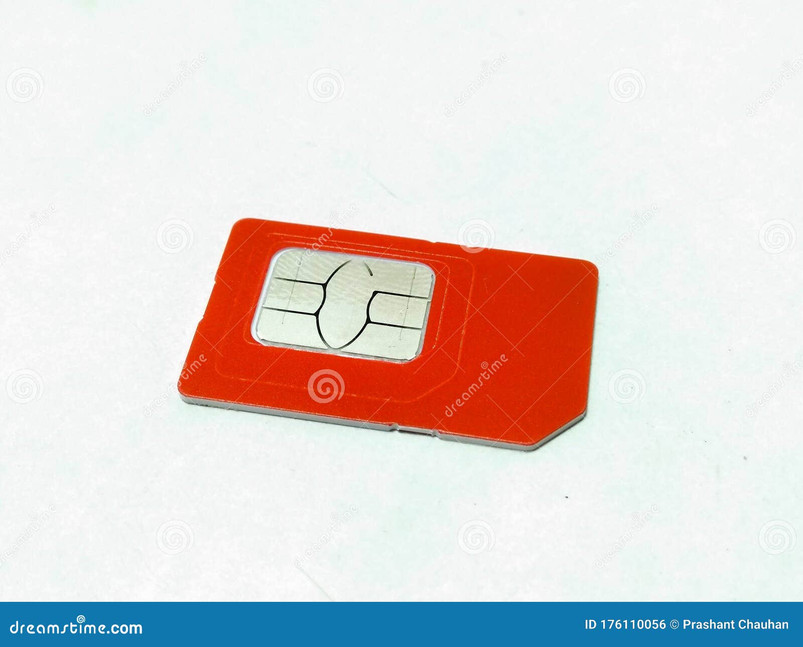 A Picture of Sim Card with White Background Stock Photo - Image of ...
