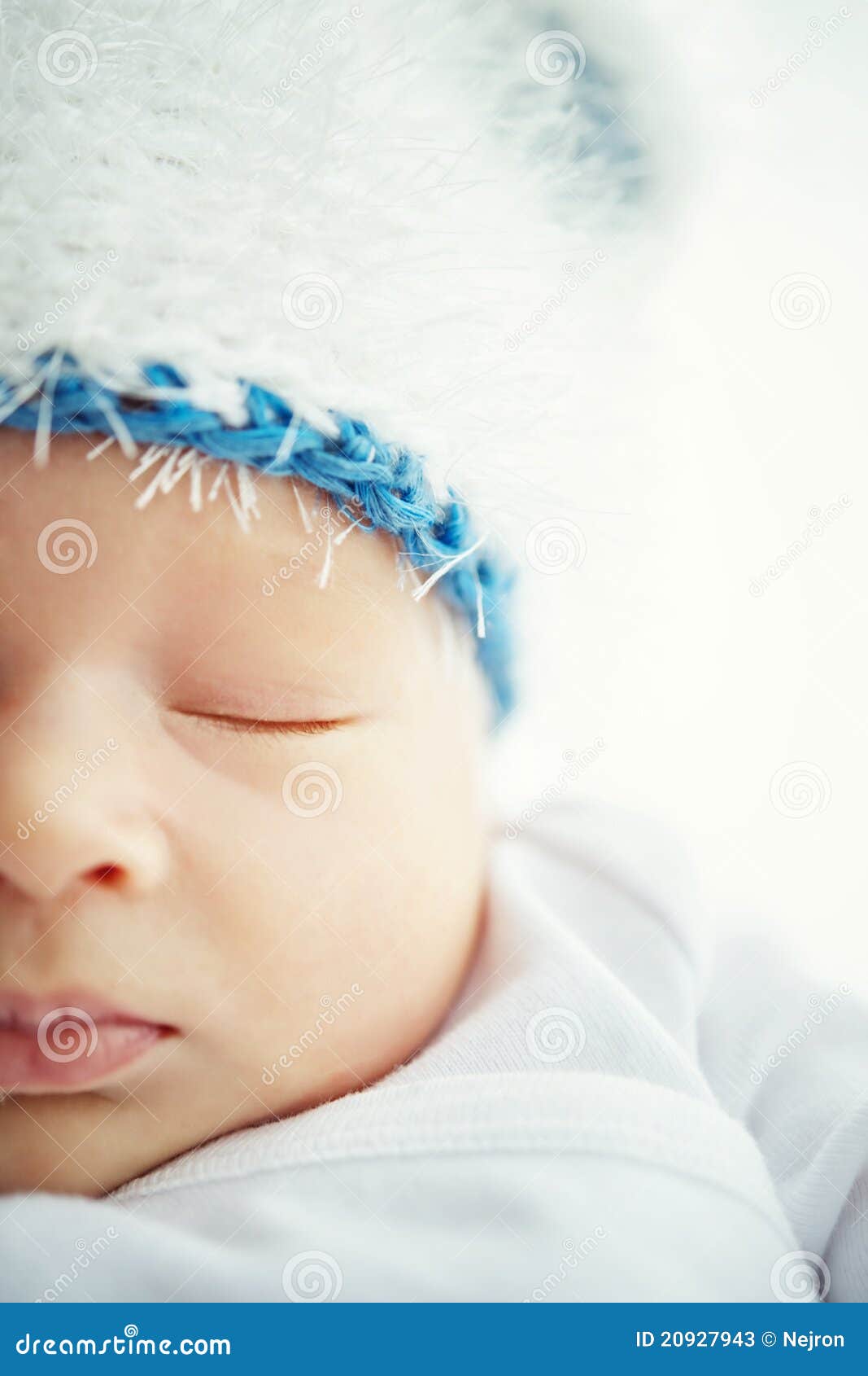 Picture of a Sleeping Baby Portrait. Stock Image - Image of caucasian ...