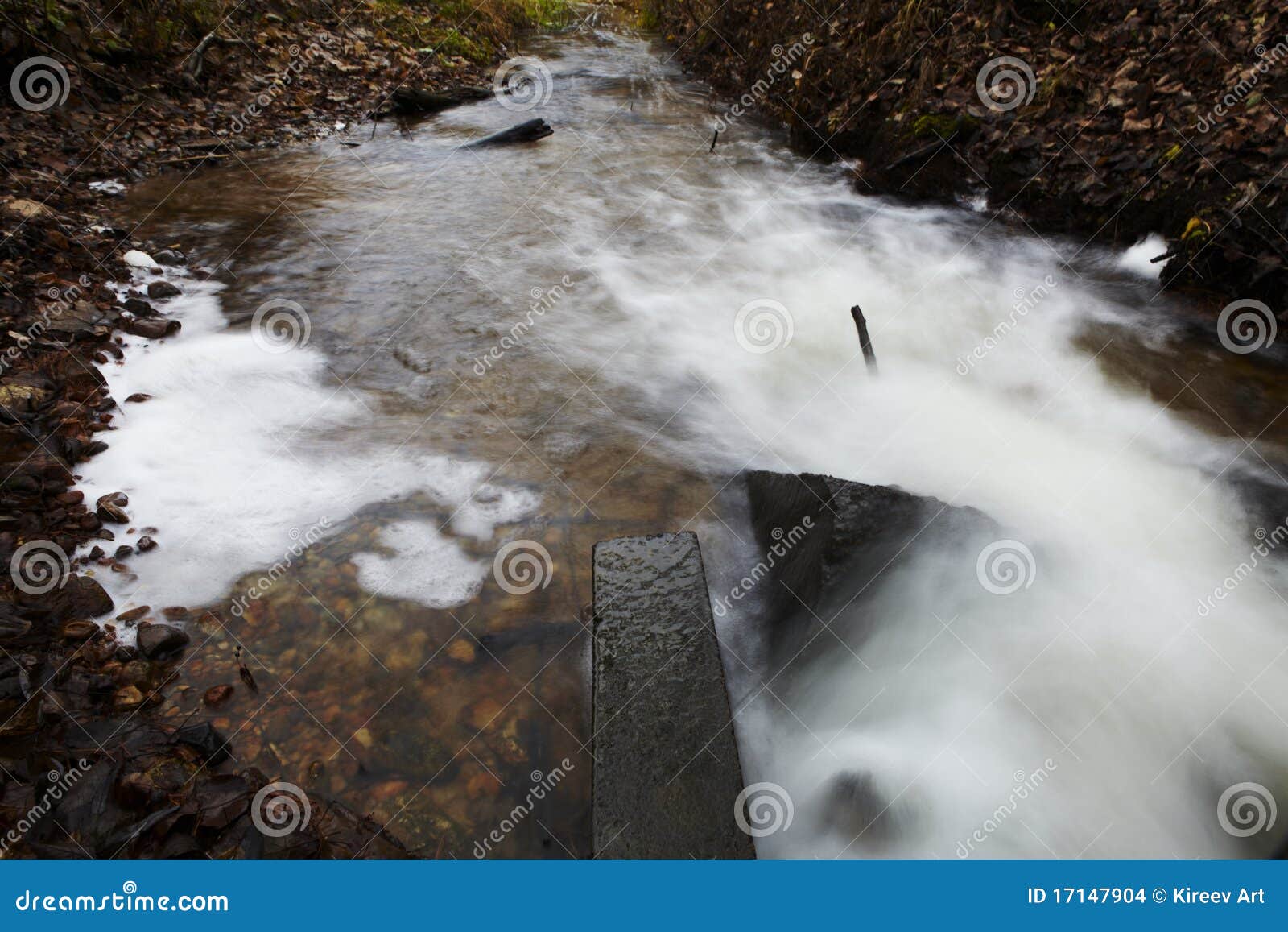 Picture of Small Dam on the River Stock Photo - Image of hydroelectric ...