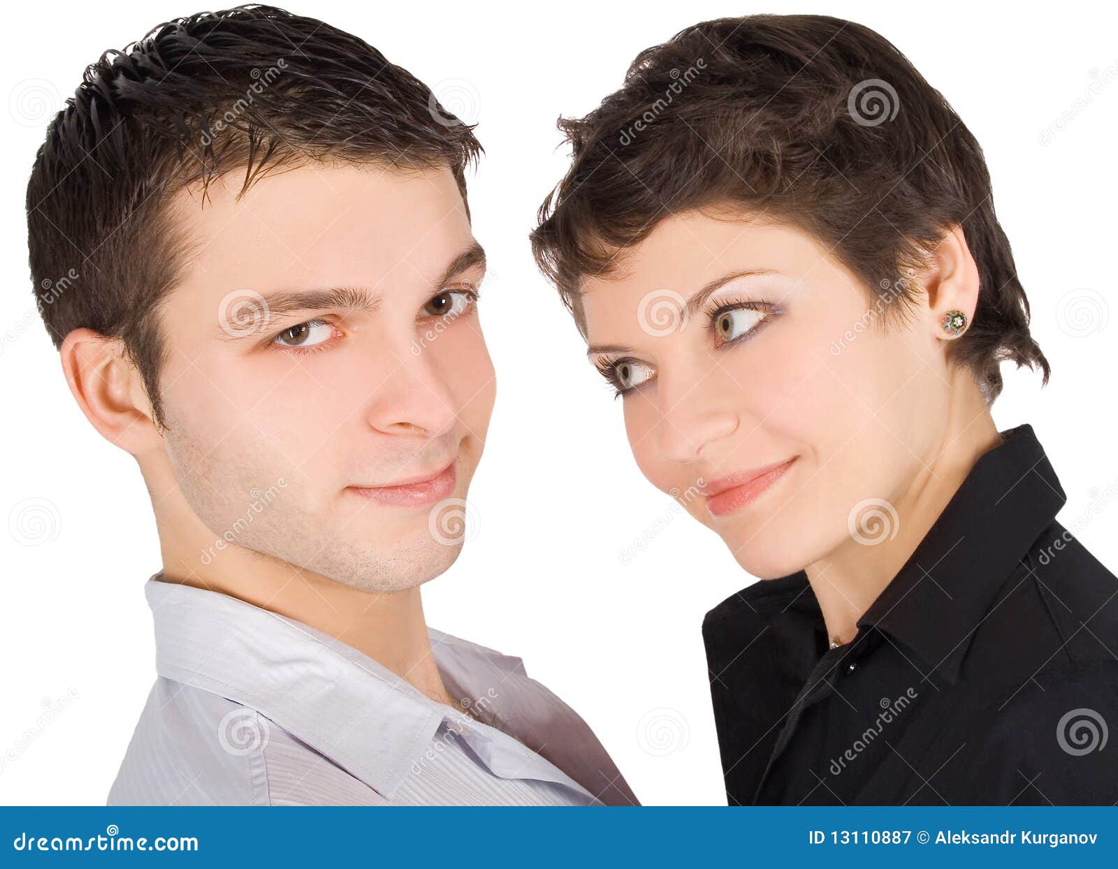 Picture of a Smiling Young Couple in Love Stock Image - Image of ...