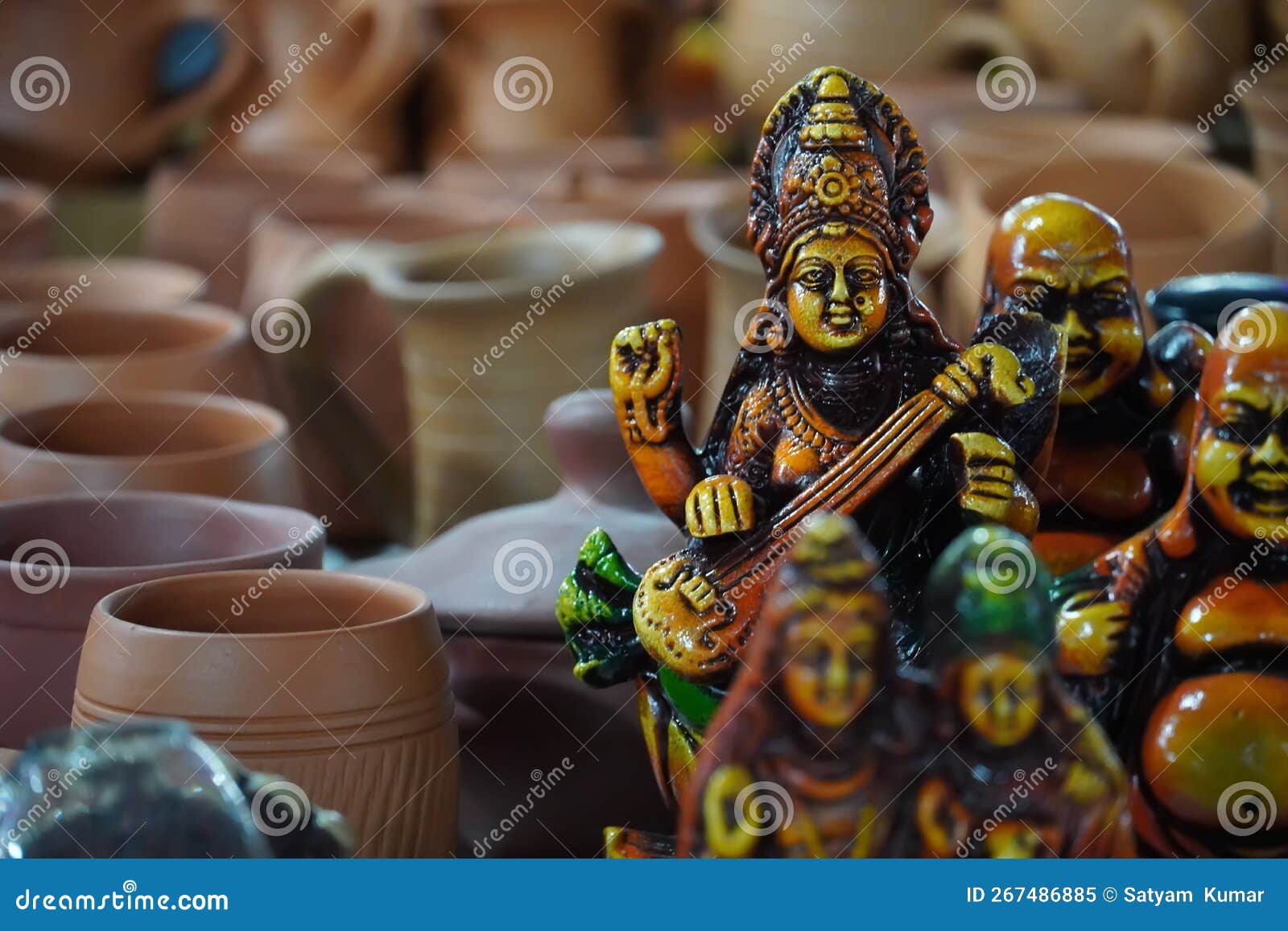 Picture of Soil Gods in Indian Fair Stock Image - Image of tribe, mask ...