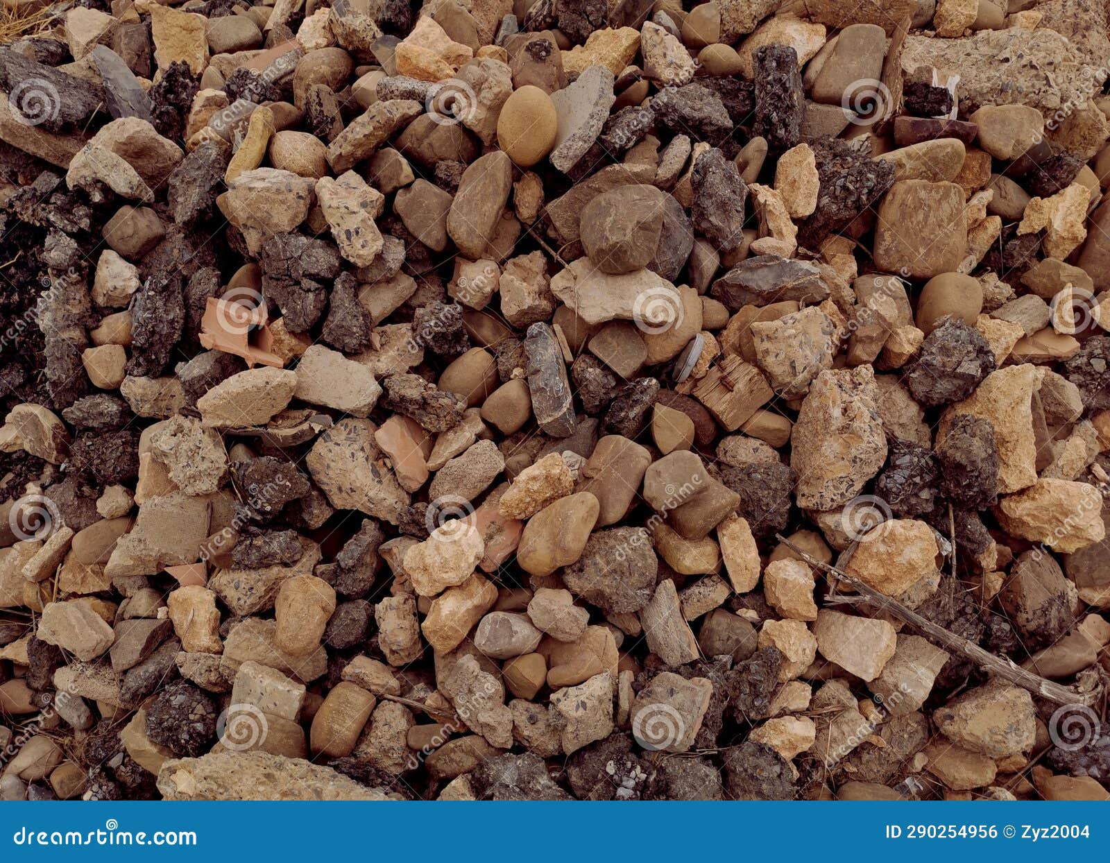 A Picture of Some Old Brown Rocks at Summer Stock Photo - Image of ...