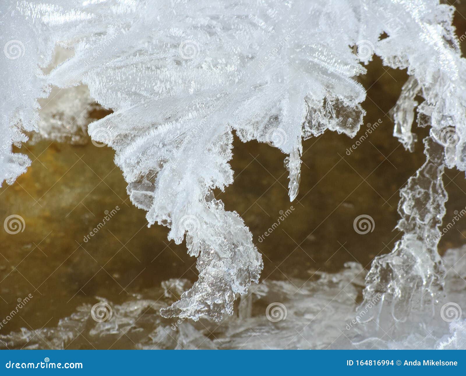 Picture with Stone and Ice Formations Stock Photo - Image of background ...