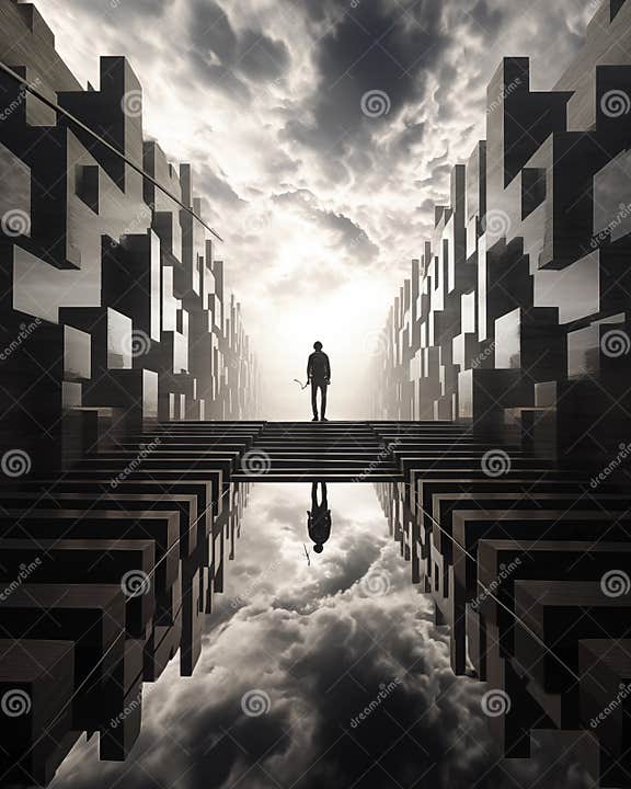 Picture of Structure, Abstract Art, Beautiful and Dimensional. Stock ...