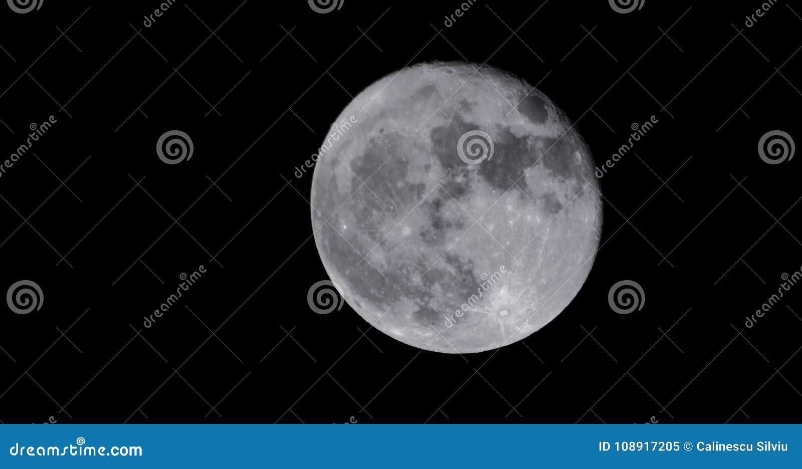 Super Blue Moon View from Bucharest Editorial Image - Image of moon ...