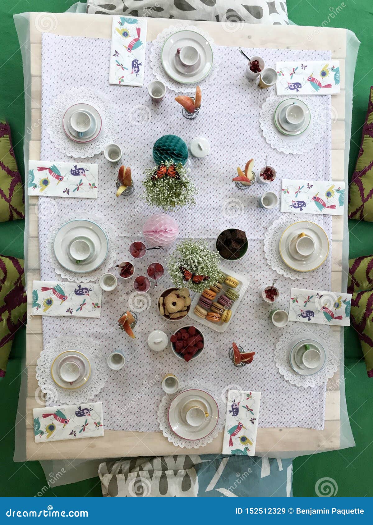Table set for tea time stock image. Image of bead, time - 152512329