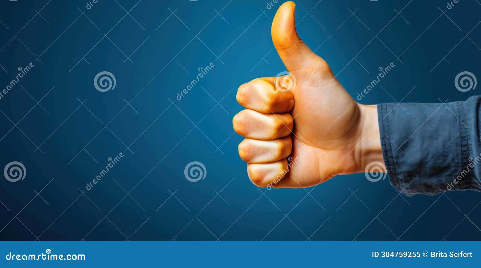 A Picture of a Thumb Up Sign with Its Finger Facing Away Stock ...