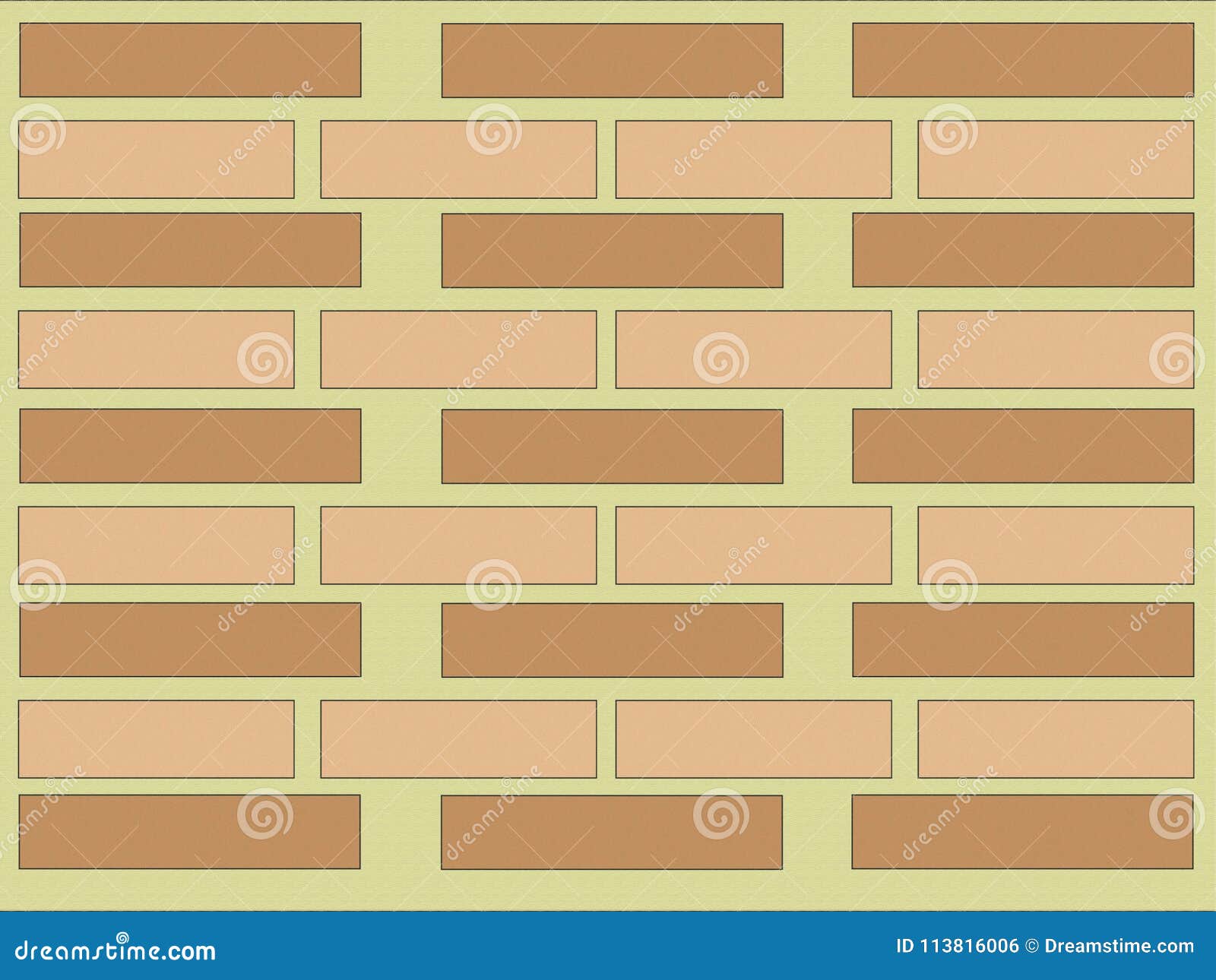 Three-dimensional Brick Wall a New Look that Looks Elegant. Stock ...