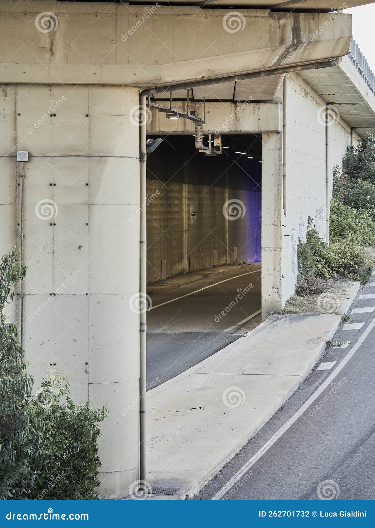 A Picture of an Underground Road Stock Photo - Image of automobile ...