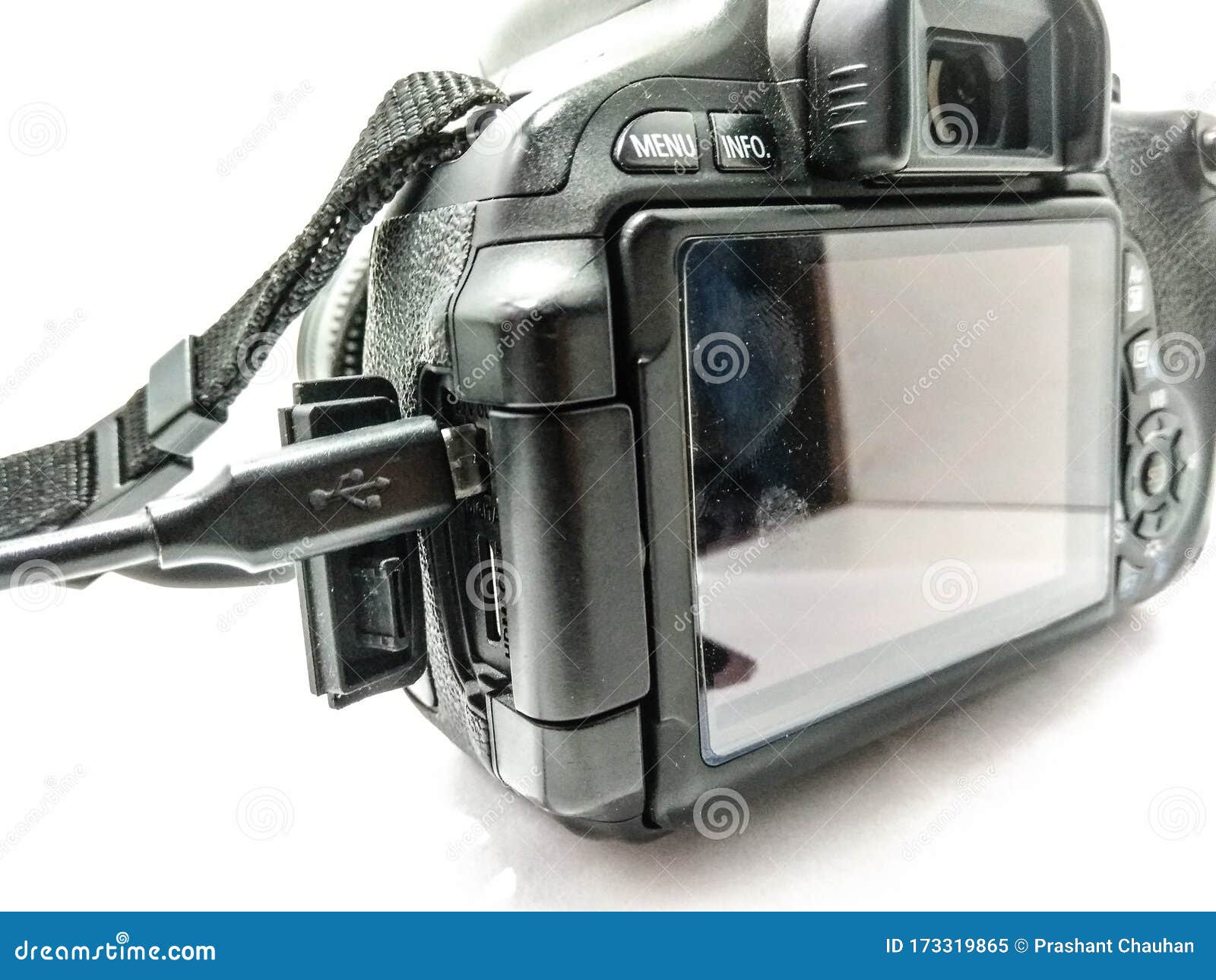 A Picture of Usb Jack in Camera , Stock Image - Image of modern, object ...