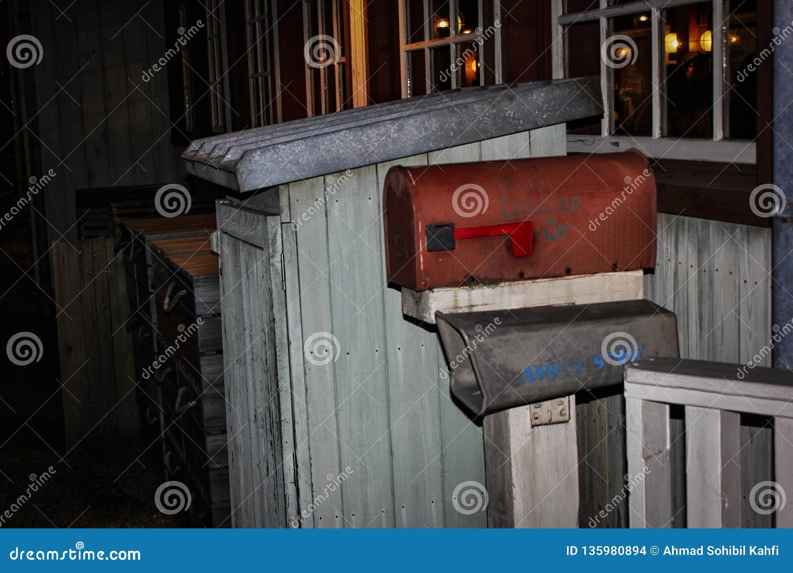 Retro post box stock photo. Image of vintage, retro - 135980894