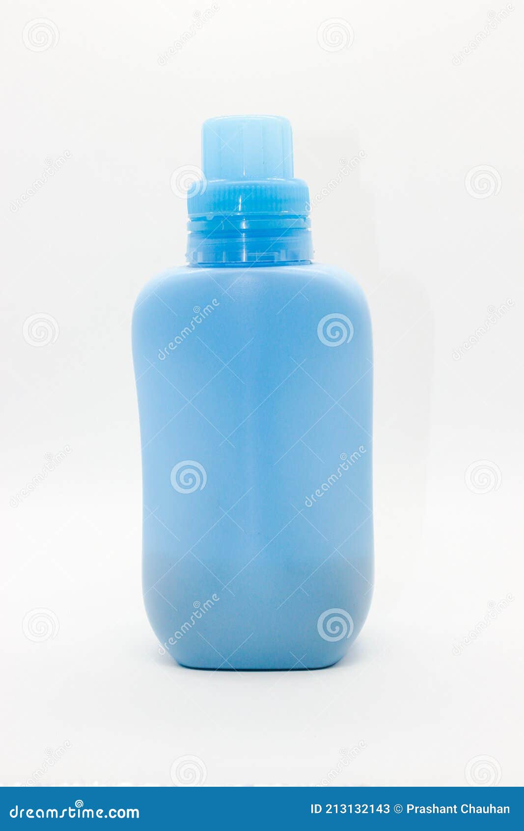 A Picture of Washing Powder Bottle Isolated on White Background Stock ...
