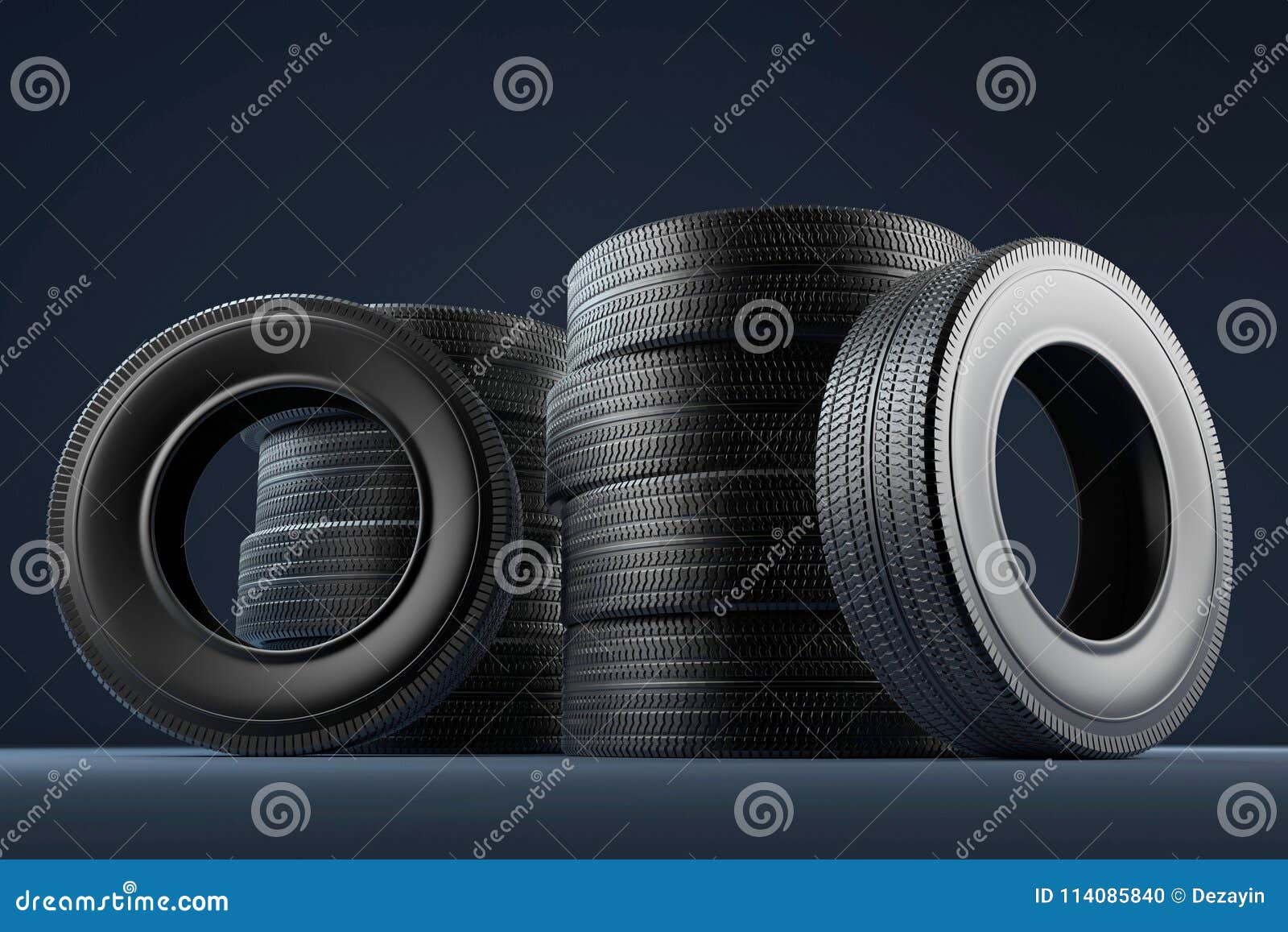 Picture of the Wheel Tires in High Resolution. 3d Image Stock ...