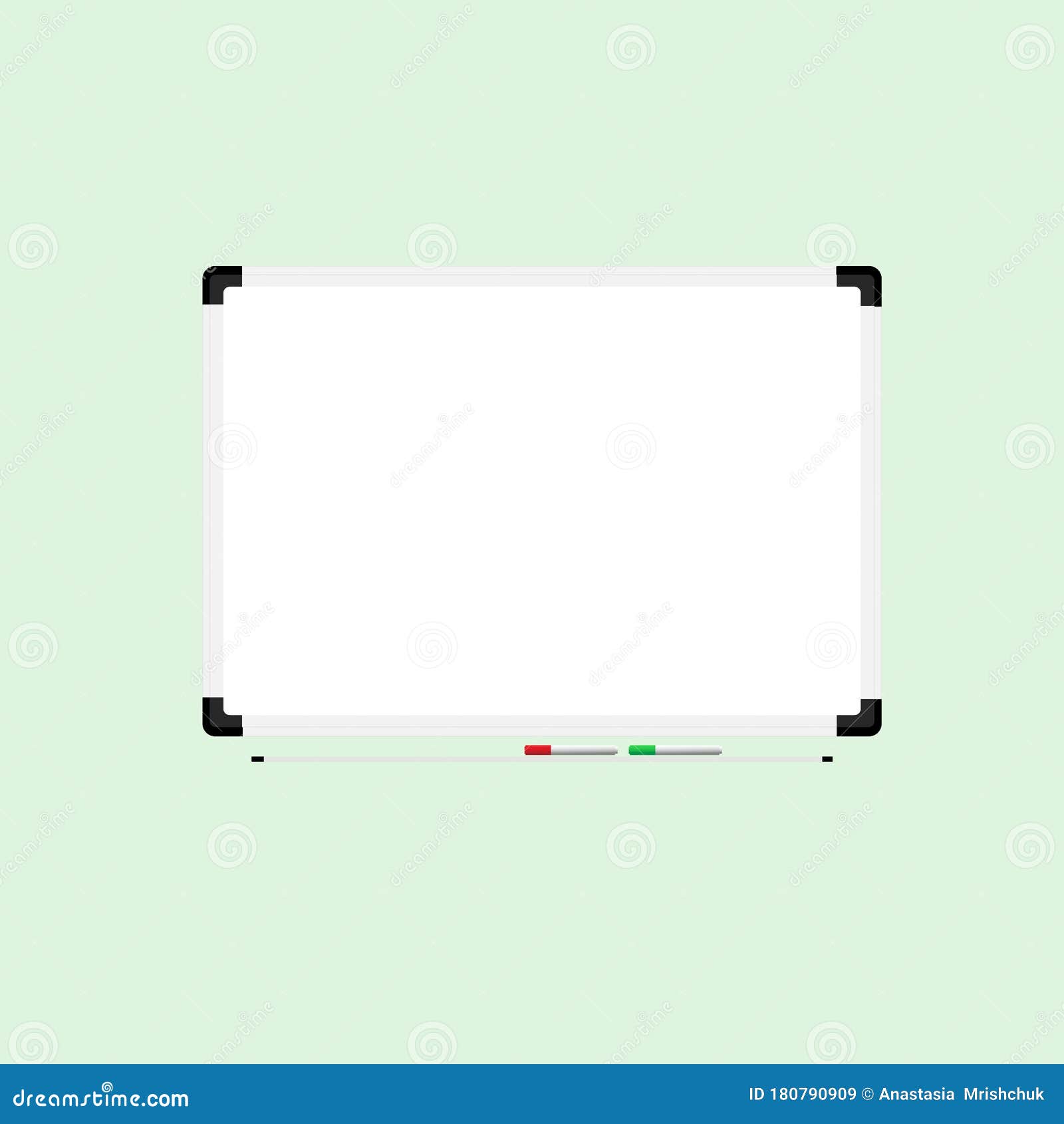 Picture of White Board. Vector Illustration Stock Illustration ...