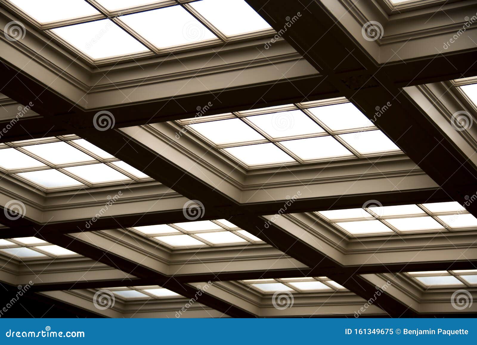 Windows on the Ceiling of a Museum Editorial Image - Image of building ...