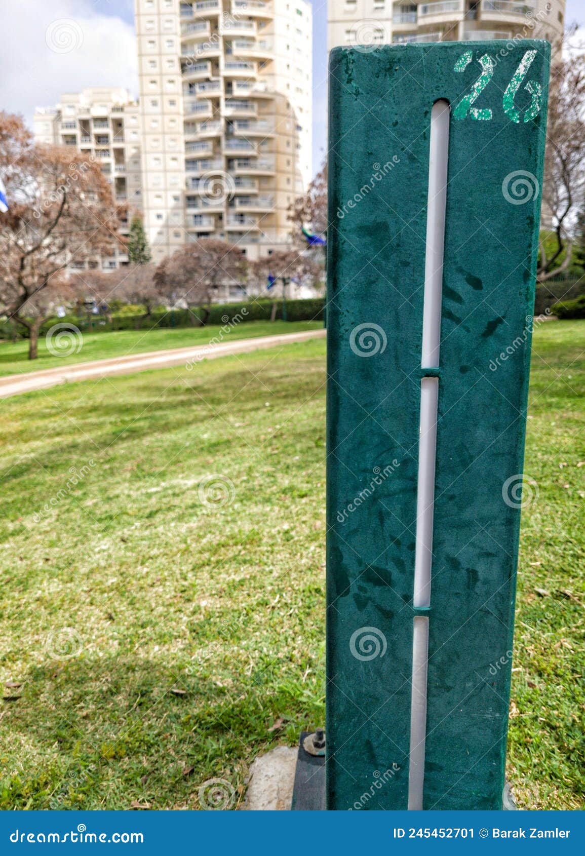 Random Object with the Number 26 in a Park Stock Image - Image of ...