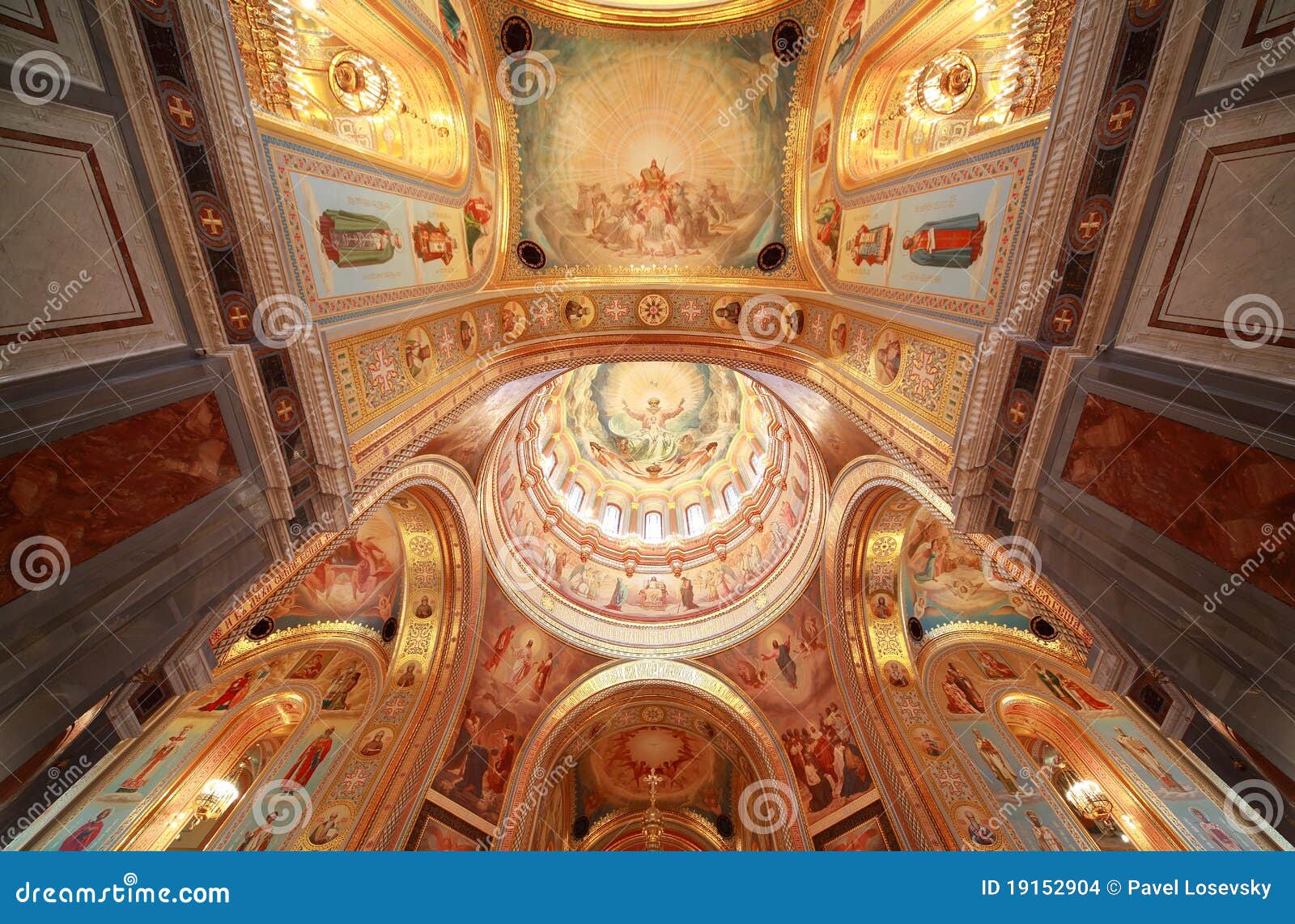 Pictured Ceiling With Archs Inside Cathedral Editorial Image ...