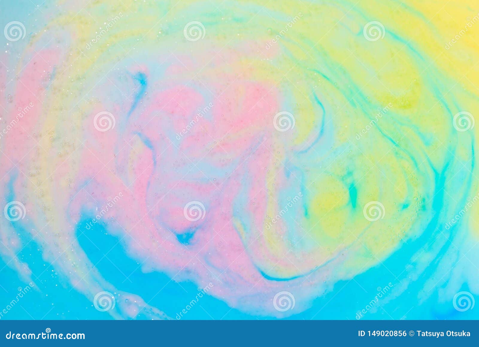 Color Image of Liquid in Dissolving Stock Photo - Image of pink ...