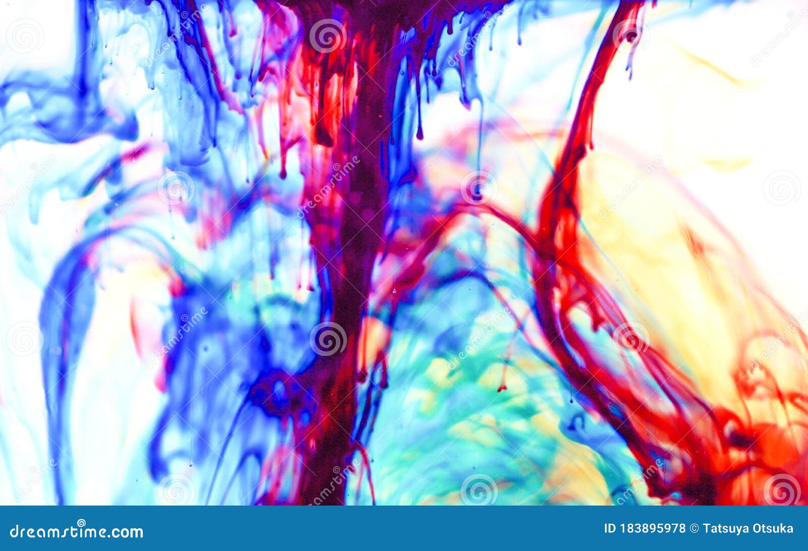 Color Image of Liquid in Dissolving Stock Photo - Image of abstract ...