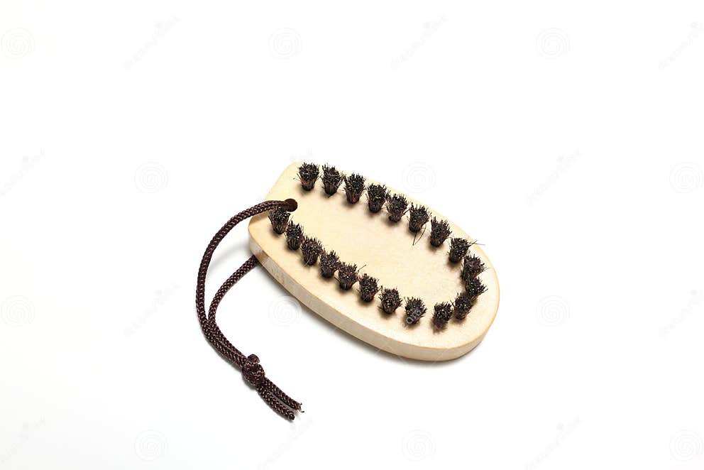 A Fluff Removal Brush in a White Background Stock Image - Image of ...