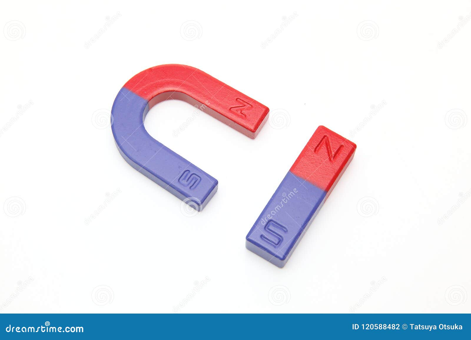 Magnet in a White Background Stock Photo - Image of isolated, white ...