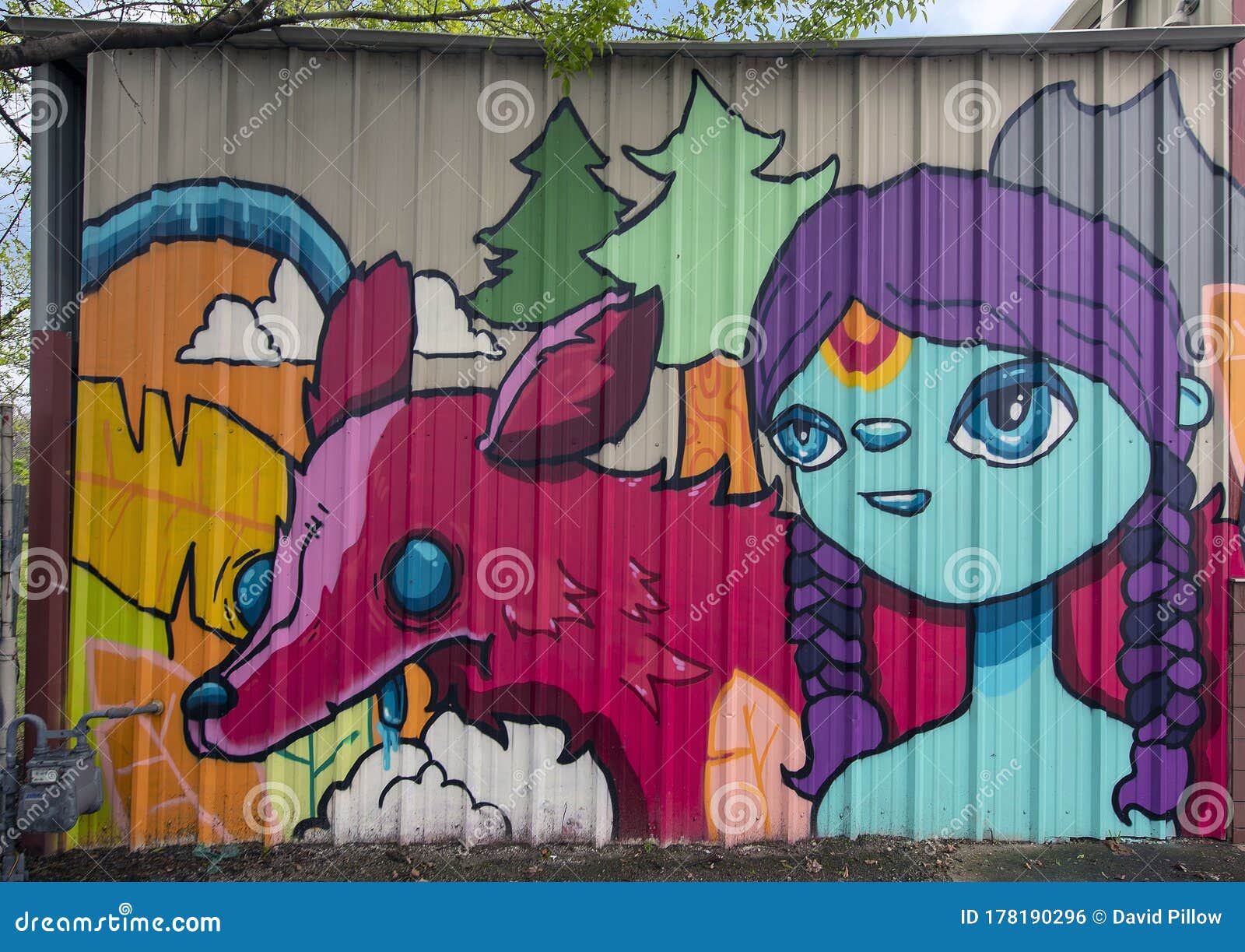 Girl Painted By Ernest Zacharevic In Ipoh. Editorial Photo ...