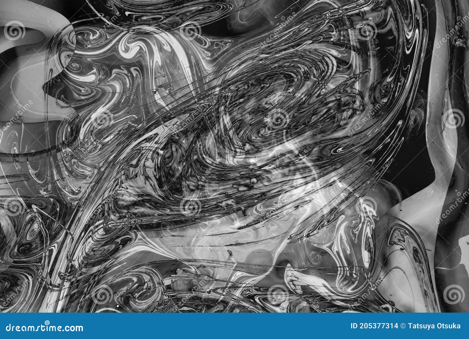 The Pattern Created by Ink in Water Stock Photo - Image of dissolve ...