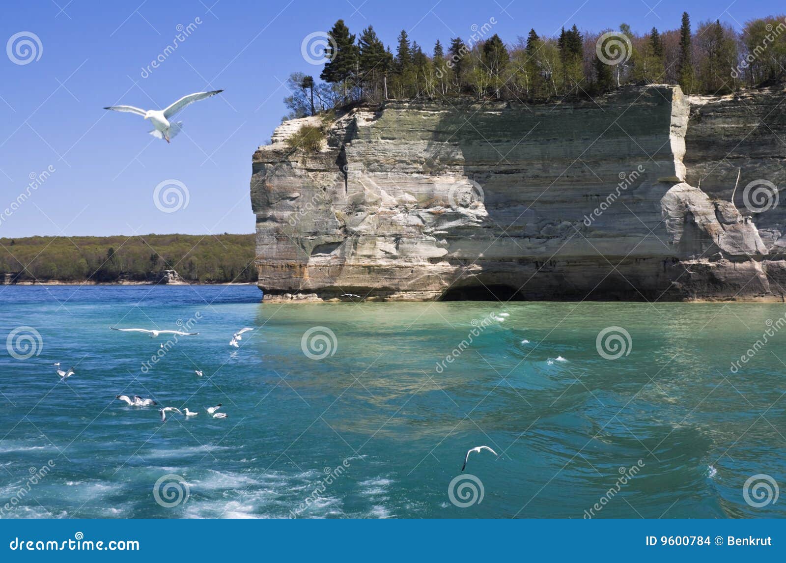 Pictured Rocks National Lakeshore Lake Superior August 2021 Royalty ...
