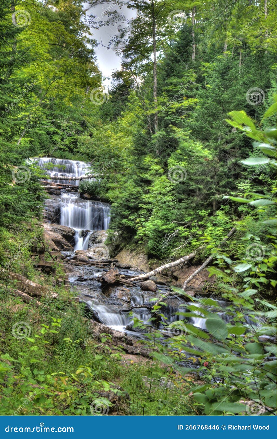 Sable Falls, Pictured Rocks National Lakeshore, Michigan Stock Photo ...