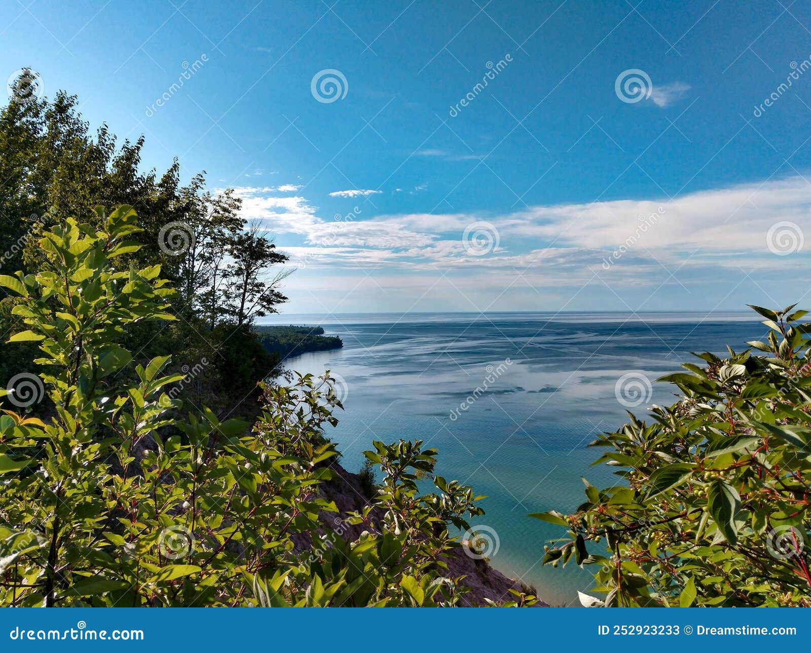 Pictured Rocks National Lakeshore Secrets Stock Image - Image of ...