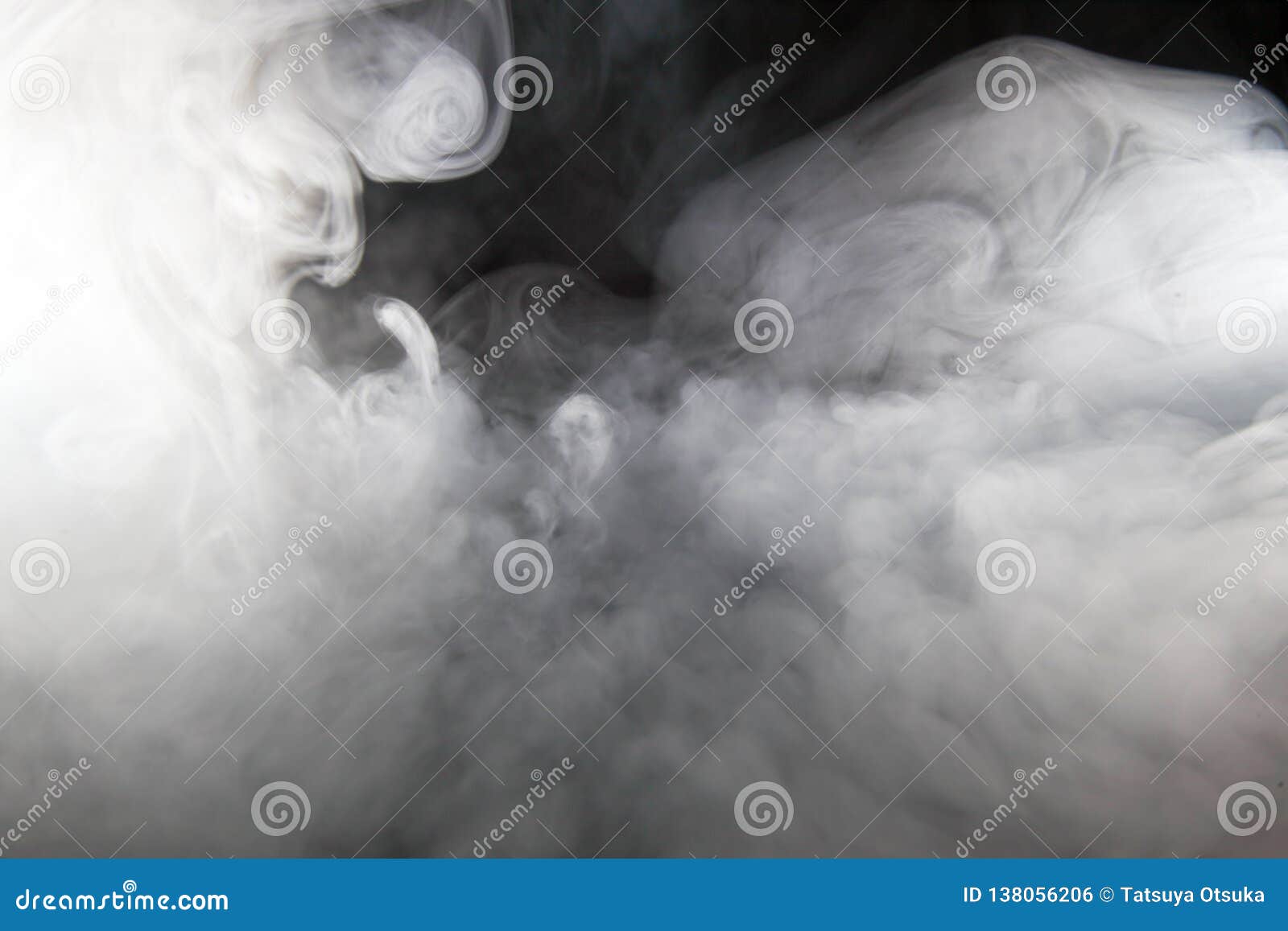 Smoke Fill in the Whole Screen Stock Photo - Image of black, abstract ...