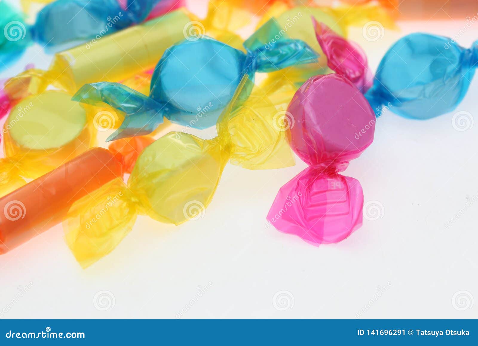 Soft Candy in a White Backgorund Stock Image - Image of colorful ...
