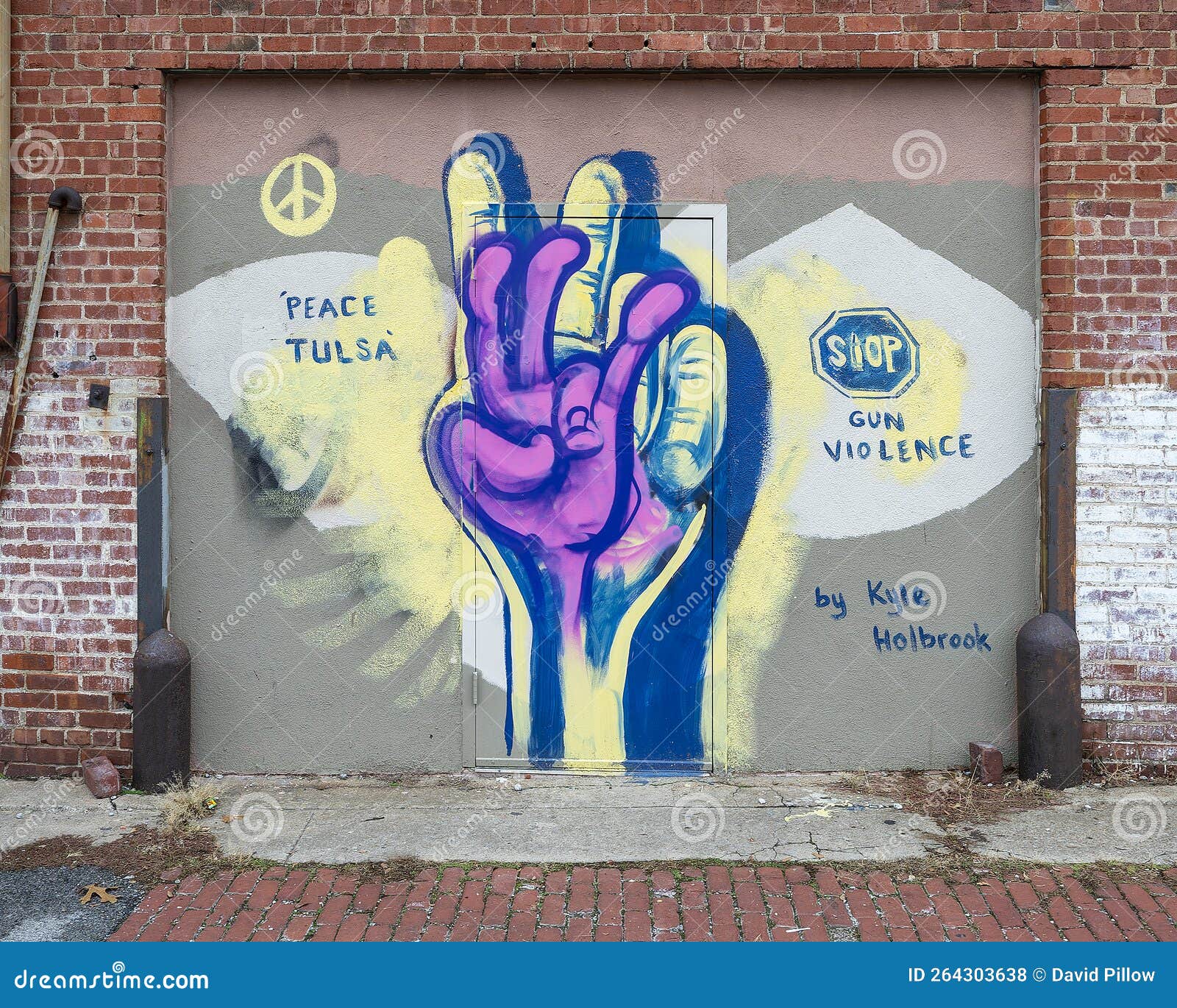 `Stop Gun Violence` Mural by Kyle Holbrook in Tulsa, Oklahoma ... `Stop Gun Violence` Mural by Kyle Holbrook in Tulsa, Oklahoma ...