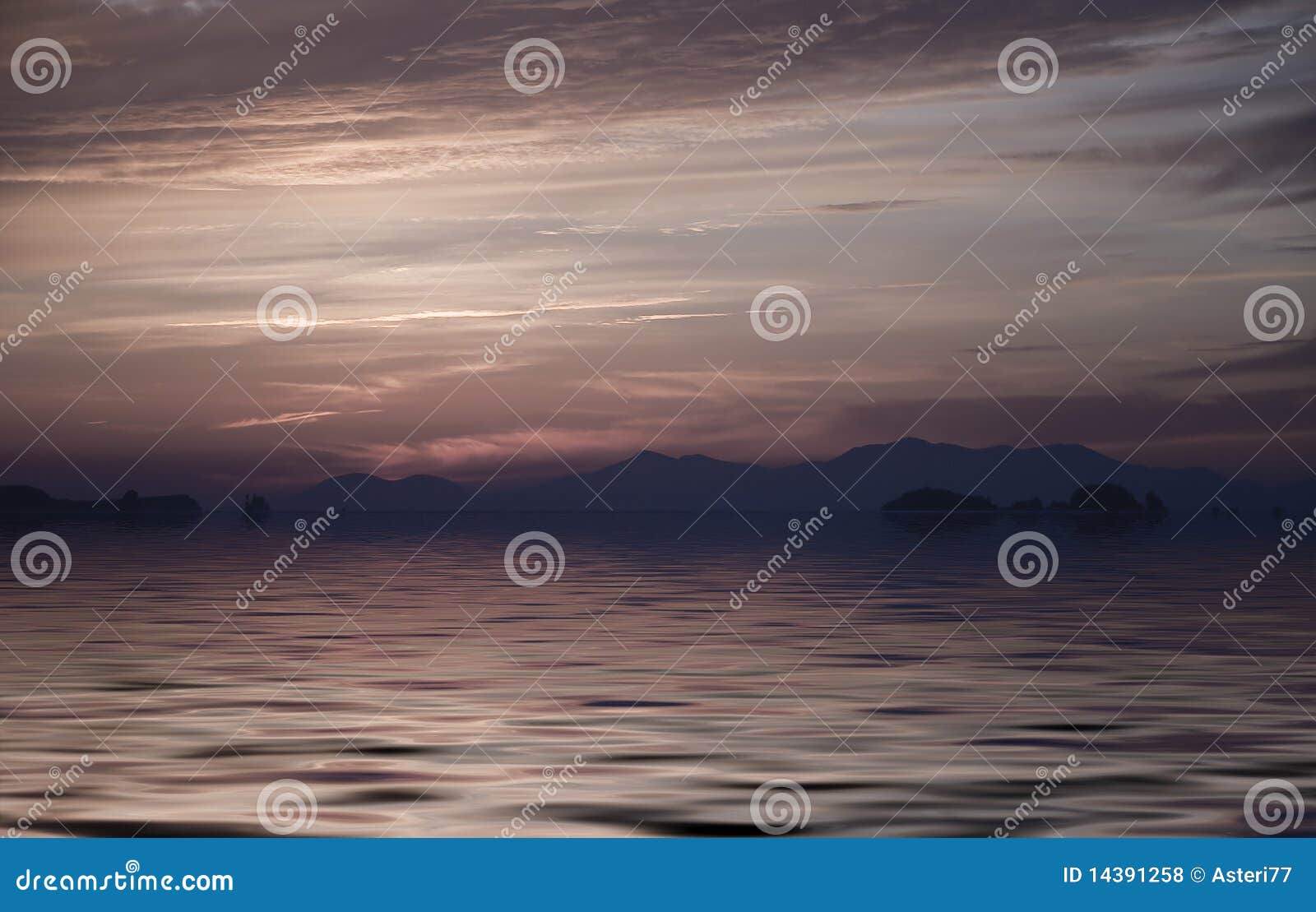 Pictures Dark Violet Sunset at Sea. Background Stock Photo - Image of ...