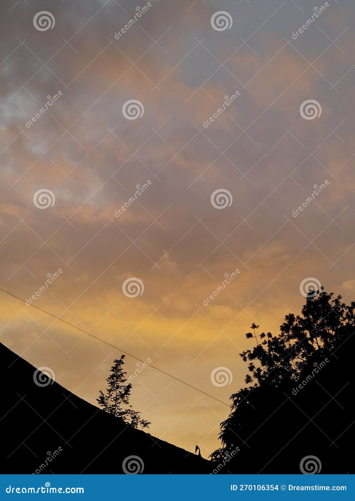 Pictures of Evening Cloud Views, Dusk, Evening Shadows, Stock Photo ...