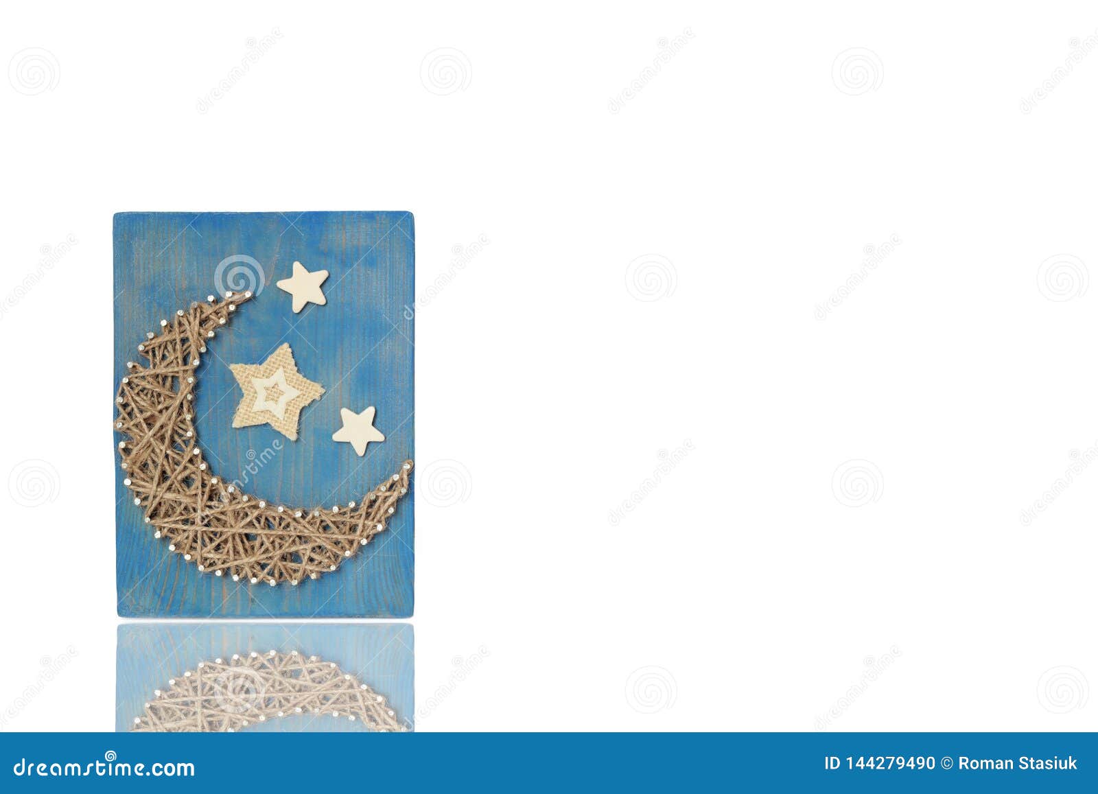 The Pictures in the Style of String Art. Moon Stock Photo - Image of ...
