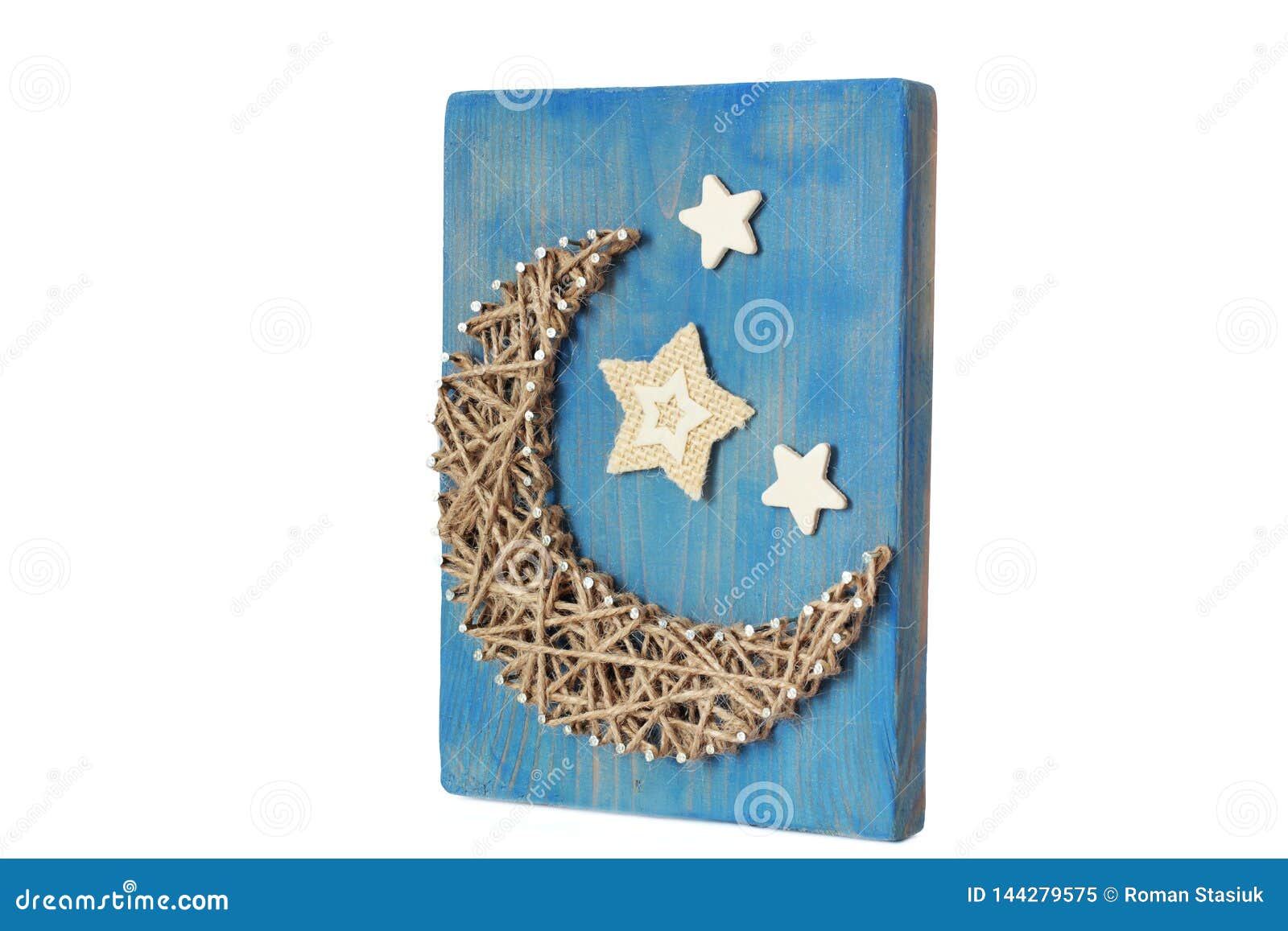 The Pictures in the Style of String Art. Moon Stock Image - Image of ...